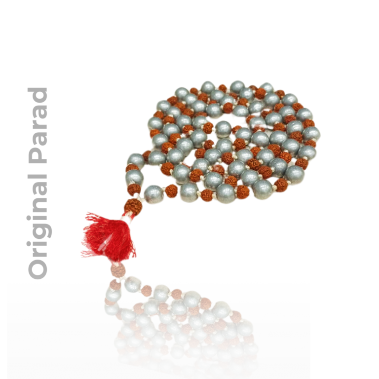 Original Parad Rudra Mala / Mercury Rudraksha Mala For Spiritual Growth ...